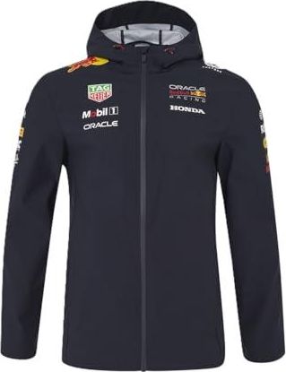 Castore Veste imperm&eacute;able unisexe Oracle Red Bull Racing Teamline Bleu Marine F1 (FR/ES, Alpha/lettres, 3TG, Taille normale, Taille normale, Bleu)