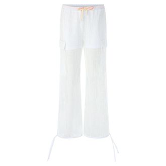 Marc Cain Washington Wide Fit Hose - - Trousers - Damen - Wei&szlig; - M