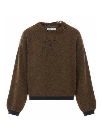 Maison Margiela Pull Col Rond - Vert