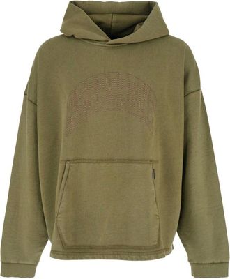 Represent Represent, Homme, Sweatshirts et sweats &agrave; capuche, Vert, Taille: L Sweat &agrave; capuche Orn&eacute;