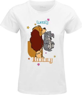 Disney &laquo; Bambi - Lovely Mummy Lady &raquo; WODLADYTS008 T-Shirt Femme, Blanc, Taille XXL