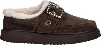 INUIKII Femme, Chaussures, Brun, Taille: 38 EU Mocassins &agrave; micro-boucle