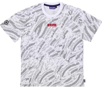Octopus Wei&szlig;es Herren T-Shirt mit Octopus-Logo - - Tops - Herren - Mehrfarbig - L