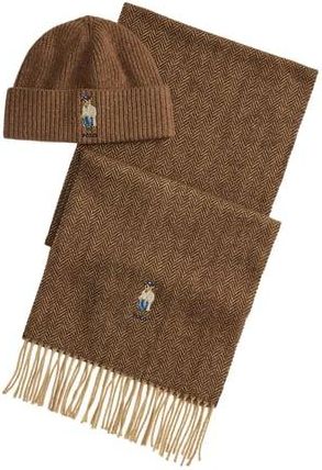 Polo Ralph Lauren Coffret bonnet et &eacute;charpe en laine