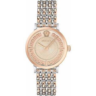 Versace Greca Fortuna Uhr - - Accessories - Damen - Grau - ONE SIZE