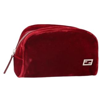 Fendi Pre-owned Vintage Leder Clutch - - Pre-owned - Damen - Rot - ONE SIZE