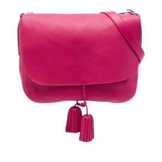 Loewe Pre-owned Nappa Leder Umh&auml;ngetasche - - Pre-owned - Damen - Rosa - ONE SIZE