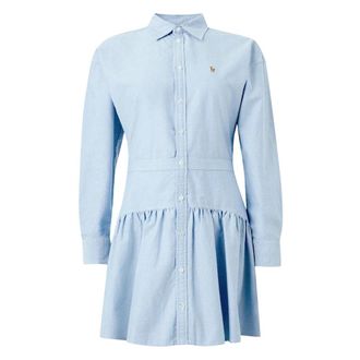 Polo Ralph Lauren Webkleid im Hemdenstil - - Dresses - Damen - Blau - S