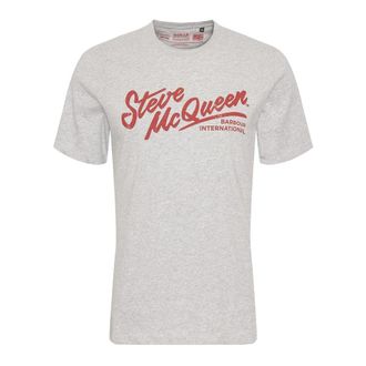 Barbour Strike T-Shirt - - Tops - Herren - Grau - M