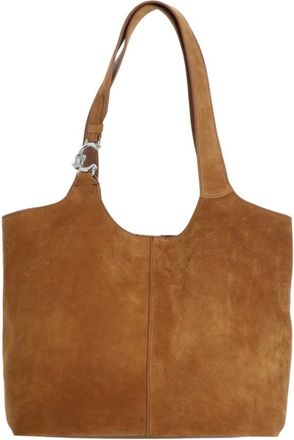 Coccinelle Femme, Sacs, Brun, Taille: ONE Size C-Easy Suede Shoulder Bag