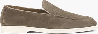 Doucal's Leichte Slipper Newman aus Veloursleder mit Sneaker-Sohle in
