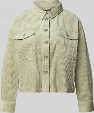 Only Loose Fit Hemdjacke aus reiner Baumwolle Modell MARINA