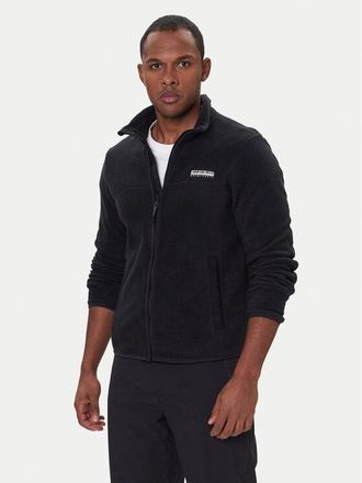 Napapijri Fleecejacke T-Dergana NP0A88V1 Schwarz Regular Fit