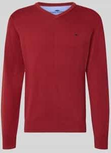 Fynch-Hatton Strickpullover mit Label-Strickerei
