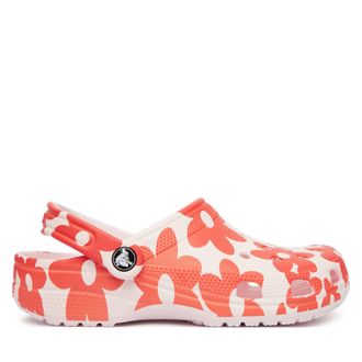 Crocs Pantoletten Crocs Classic Pop Petals Clog 214090 Rosa