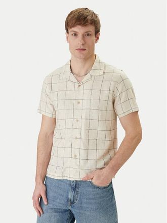 Guess Hemd M6GH46 W1754 Beige Regular Fit