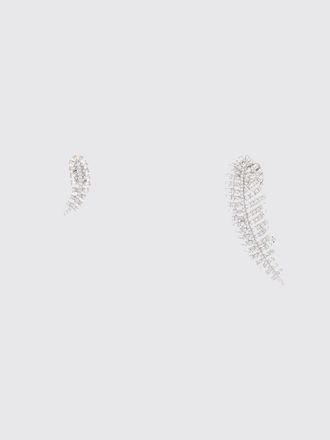 Swarovski Boucles doreilles asym&eacute;triques Vienna en m&eacute;tal rhodi&eacute; avec ear cuff