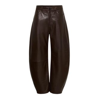 Soaked In Luxury Kaiko Barrel Hosen - - Trousers - Damen - Braun - L
