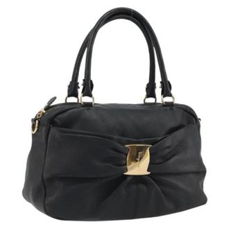 Ferragamo Sac &agrave; main Pre-owned - Femme - Pre-owned - Noir - Taille: ONE Size