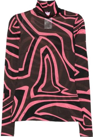Pucci Iride-print High-neck Top