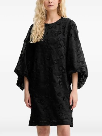 Munthe Pansi floral mini dress - Schwarz