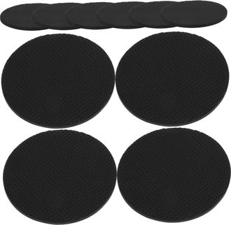 DOITOOL 10 Stück Billardtischbein Hebematten Verstellbar Eva Kunststoff 8,6cm Rund Tischnivellierer Für Unebene Böden Billardzubehör