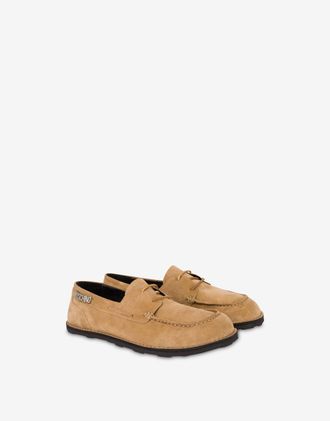 Moschino Mocassins en daim - Beige