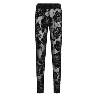 Philipp Plein Femme, Pantalons, Noir, Taille: 36 FR Slim-fit Pantalons