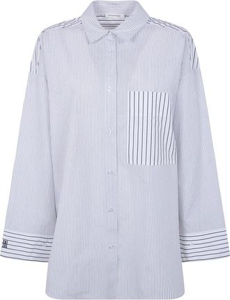 By Malene Birger Femme, Blouses et Chemises, Blanc, Taille: 36 FR Derris Shirt