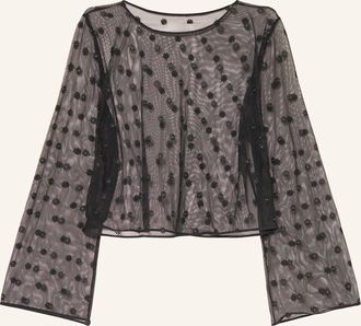 Marie Jo Marie Jo Lounge-Shirt Daisy Mit Glitzergarn schwarz