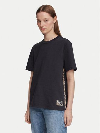 Barbour T-Shirt Fawne LML0938NY99 Dunkelblau Regular Fit