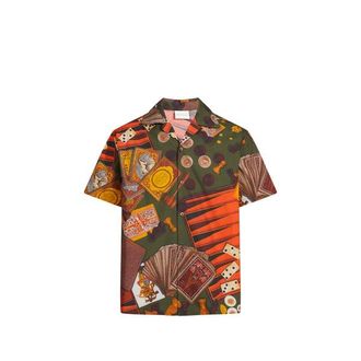 Dr&ocirc;le de Monsieur Chemise &agrave; motif en coton