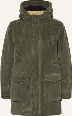 Tommy Hilfiger Cordparka gruen
