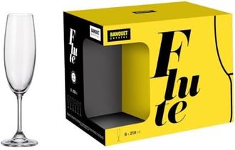 Pratesi SET 6 CALICI FLUTE ML.210 * LEONA