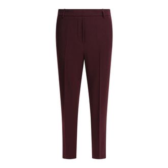 Semper Slim-fit Hose - - Trousers - Damen - Rot - S