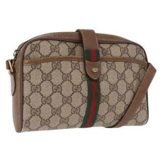 Gucci Sac bandouli&egrave;re vintage Pre-owned - Femme - Pre-owned - Beige - Taille: ONE Size