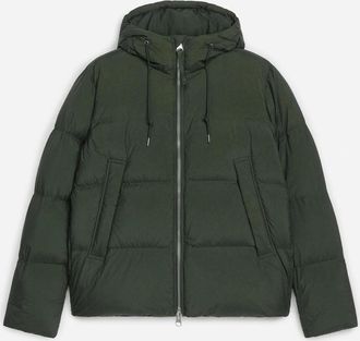 Arket Upcycled Down Steppjacke -Gr&uuml;n
