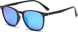Generic Lunettes De Soleil Polaris&eacute;es Tendance &Agrave; Monture Carr&eacute;e For Hommes Et Femmes(Blue)