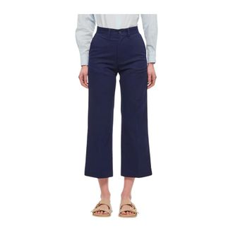 Ralph Lauren Cropped Hose - - Trousers - Damen - Blau - 2XS