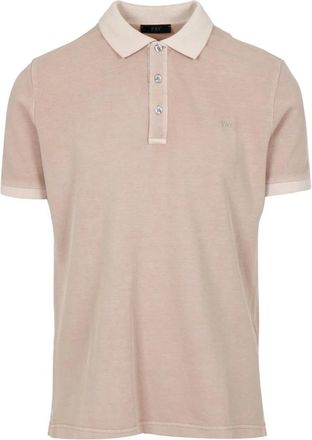 Fay Homme, Tops, Rose, Taille: XL Polo &agrave; Corde