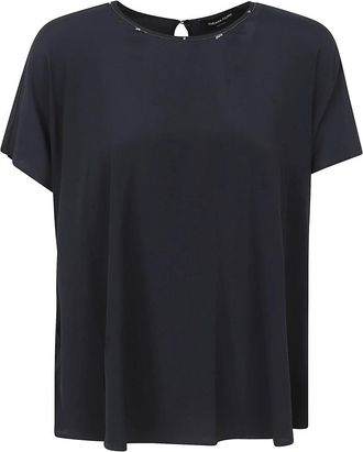 Fabiana Filippi Femme, Tops, Bleu, Taille: 34 FR Top