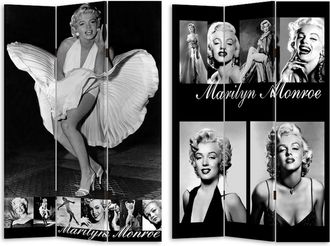 Hti-Line Paravent Marilyn Raumteiler Sichtschutz Trennwand Marilyn