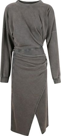 Isabel Marant Sandrina midi dress - Schwarz