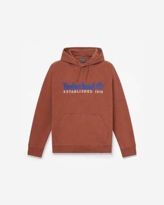 Timberland Hoodie mit Established 1973-Logostickerei f&uuml;r Herren in Braun, Herren, Braun, Gr&ouml;&szlig;e