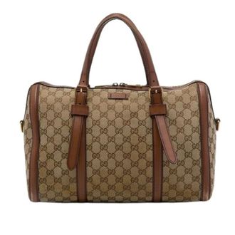 Gucci Sac Boston Pre-owned - Femme - Pre-owned - Beige - Taille: ONE Size