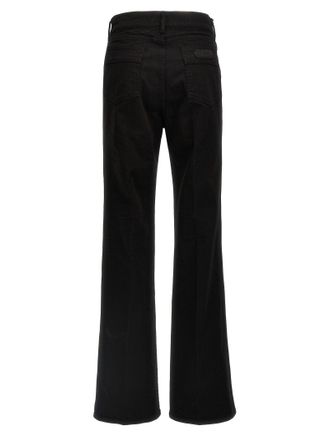 Tom Ford Stretch Twill Wide Flare Jeans - Black