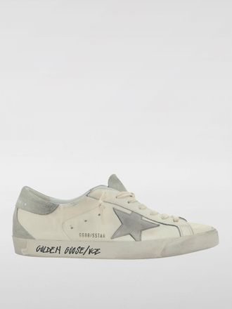 Golden Goose Low-Top-Sneaker aus Leder und Veloursleder im Used-Look