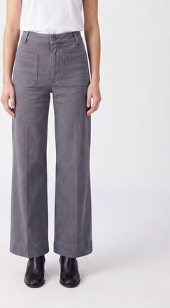 Victoria Beckham Straight-Fit-Jeans Alina mit hoher Taille aus Baumwolldenim
