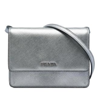 Prada Pre-owned Vintage Umh&auml;ngetasche - - Pre-owned - Damen - Grau - ONE SIZE