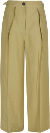 Tela Femme, Pantalons, Vert, Taille: 36 FR Wide Pantalons